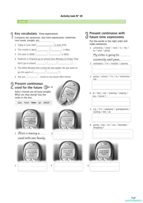 Oxford Discover 2 - Grammar Unit 1. Interactive worksheet | TopWorksheets