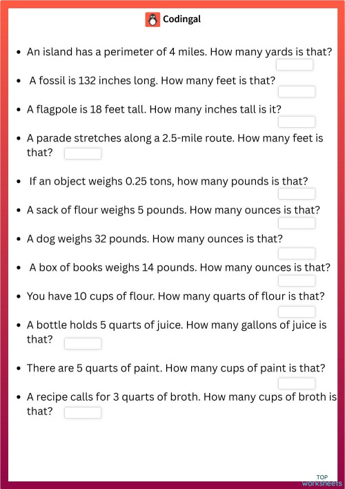 Math: interactive worksheets and online exercises | TopWorksheets