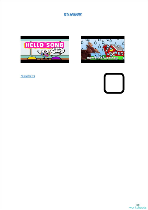 Class 12/11. Interactive worksheet | TopWorksheets