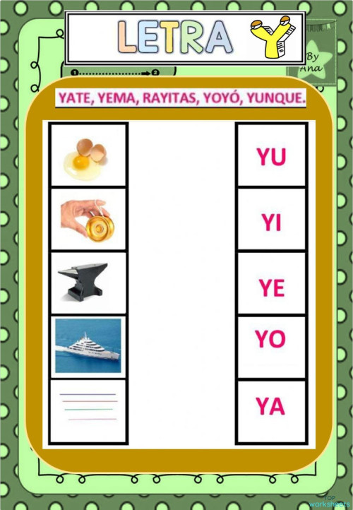 La sílaba y la palabra. Ficha interactiva | TopWorksheets