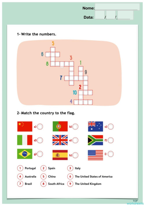 ficha 2 ano 3 p1. ورقة عمل تفاعلية | TopWorksheets