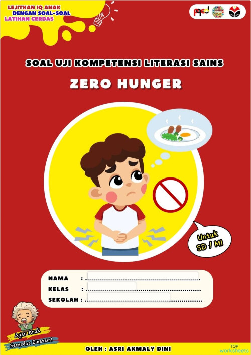 Soal Uji Kompetensi Literasi Sains Tema Zero Hunger. Interactive ...