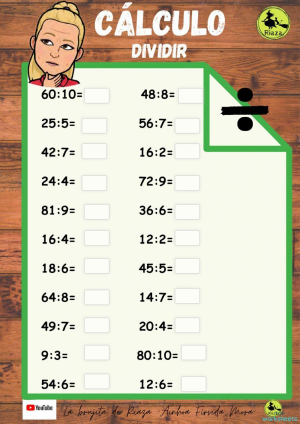 Divisiones. Ficha interactiva | TopWorksheets