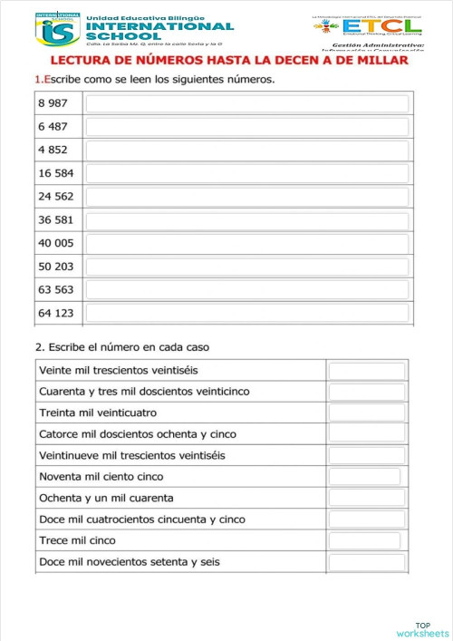 tablero del 200 al 299. Ficha interactiva | TopWorksheets