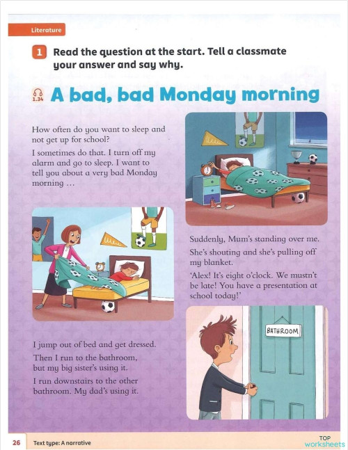 READING TEST. Interactive worksheet | TopWorksheets