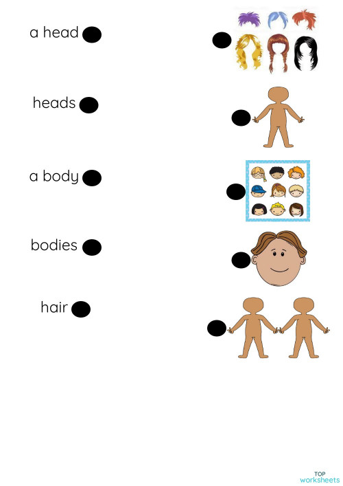 My Body Lesson 1 Vocabulary. Interactive worksheet | TopWorksheets