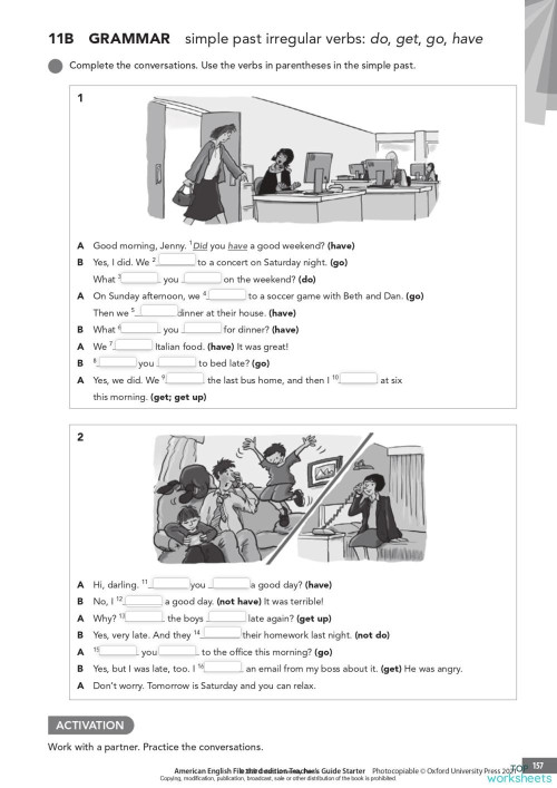 Simple past: regular and irregular verbs. Interactive worksheet | TopWorksheets