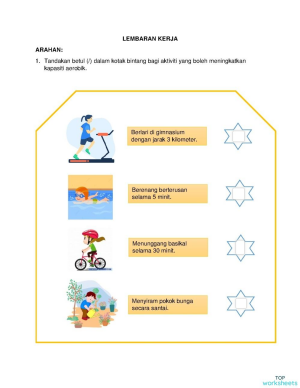 Rekreasi dan Kesenggangan: interactive worksheets and online exercises ...