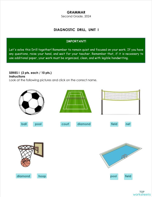 I grammar 2. Interactive worksheet | TopWorksheets