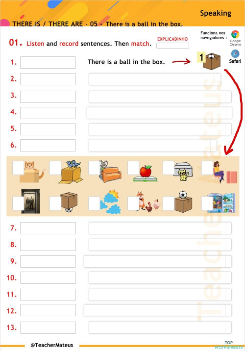 FF 1 - Unit 13 - 15 - There is a ball in the box - Speaking - TM0349 ...