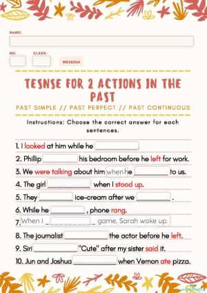 [WS2][S3]U4_Tesnse for 2 Actions in the past (3/2). Interactive ...