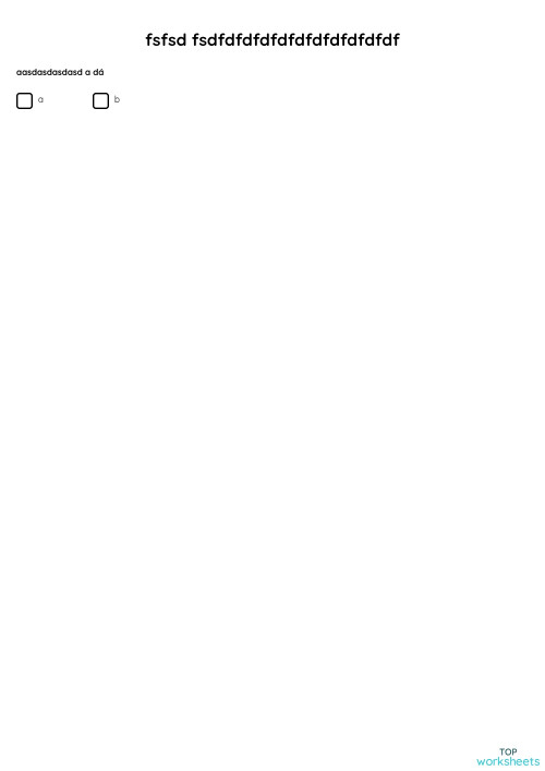fsfsd fsdfdfdfdfdfdfdfdfdfdfdf. Interactive worksheet | TopWorksheets
