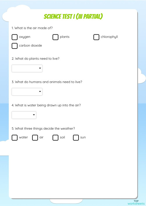 How We Use Water. Interactive worksheet | TopWorksheets