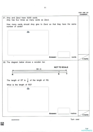 2017 PSR MATHEMATICS PAPER 2 PART 3. Interactive worksheet | TopWorksheets