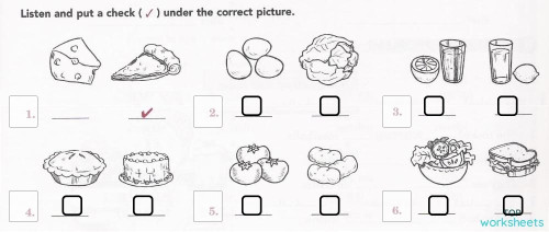 Food part 1.6. Interactive worksheet | TopWorksheets