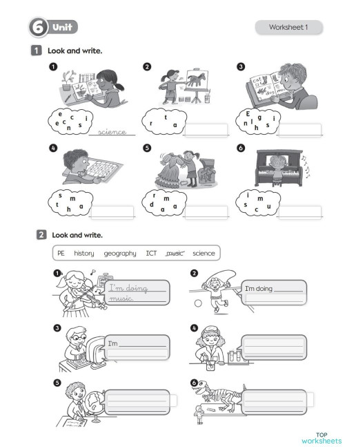 BrightIdea2 Unit6 Reinforcement Worksheet 1. Interactive worksheet ...