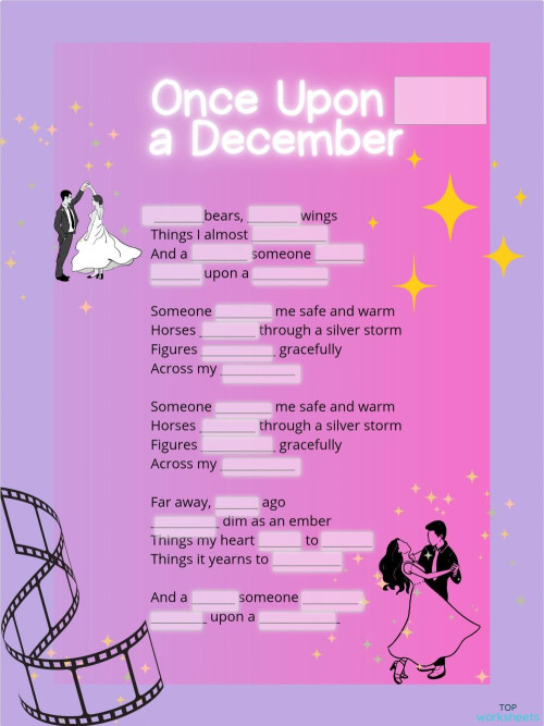 Listening_Exercise_Once Upon a December. Interactive worksheet ...