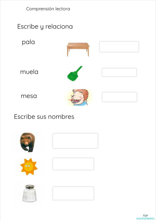 lee y escribe. Ficha interactiva | TopWorksheets