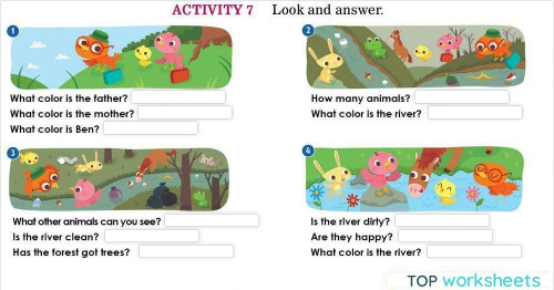 Interactive worksheets and online exercises in english | TopWorksheets