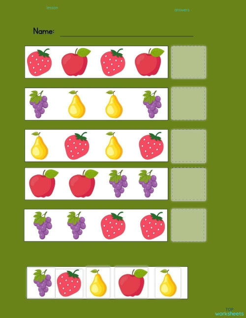 what comes next. Interactive worksheet | TopWorksheets