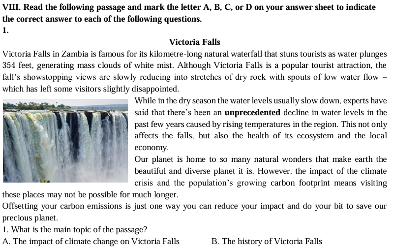 PRACTICE UNIT 7.1: NATURAL WONDERS OF THE WORLD. Interactive worksheet ...