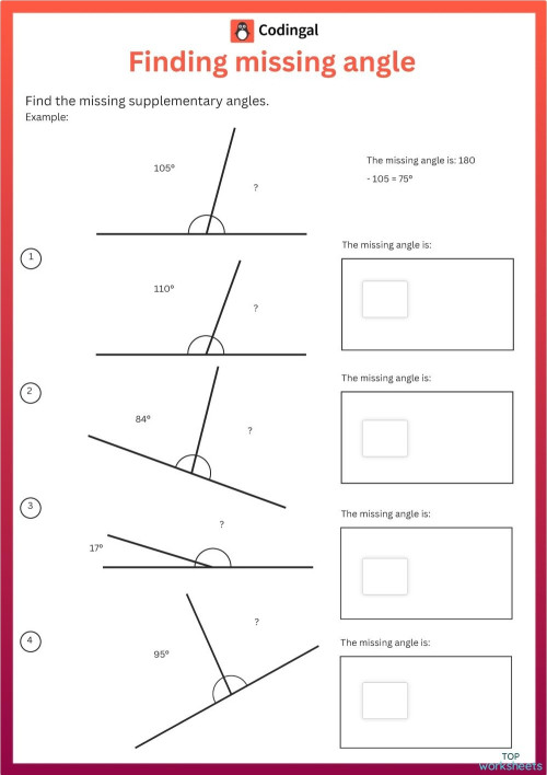 M_G05M23L65_WA02_Angle_Relationships_4. Interactive worksheet | TopWorksheets