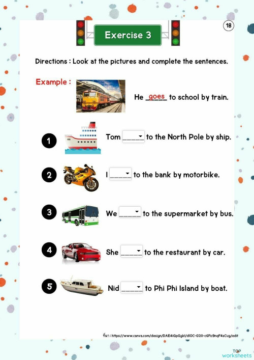 exercise 3. Interactive worksheet | TopWorksheets