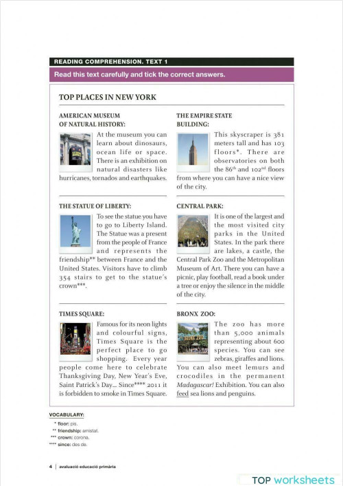 Cb Reading Comprehension 16 17 Interactive Worksheet Topworksheets