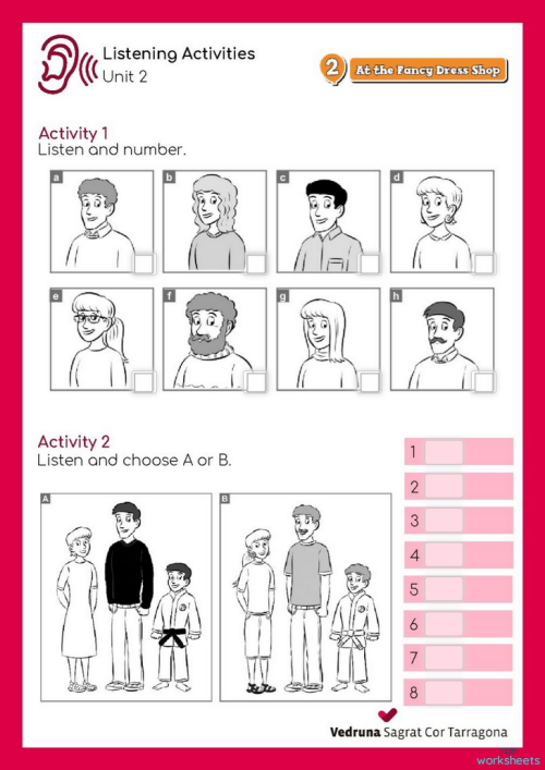 Test unit 2 listening. Ficha interactiva | TopWorksheets