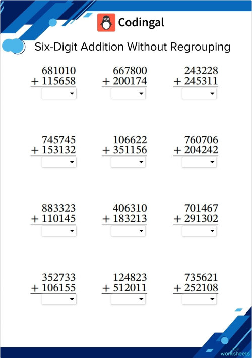 M_G02M0520_WA01_Visualising addition. Interactive worksheet | TopWorksheets