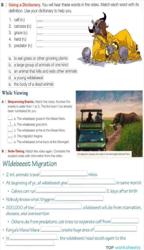 ALS page 92-93. Interactive worksheet | TopWorksheets