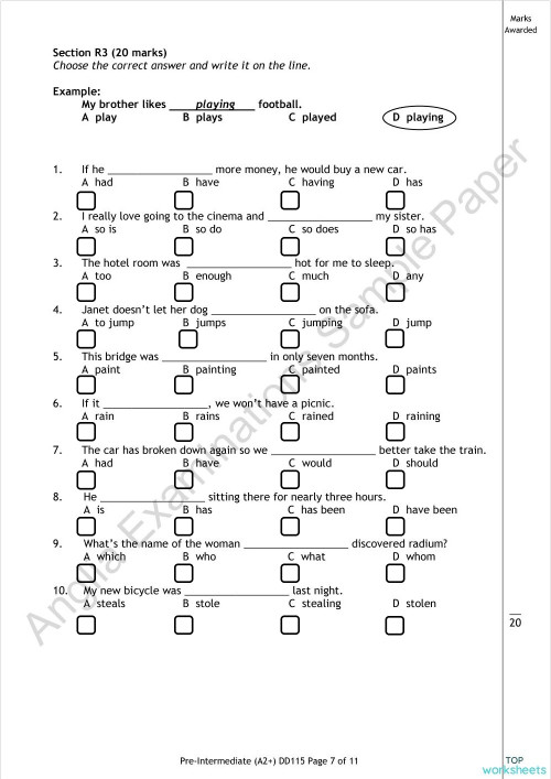 simple past. Ficha interactiva | TopWorksheets