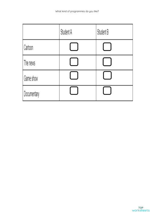 Studen B Part 1. Interactive worksheet | TopWorksheets
