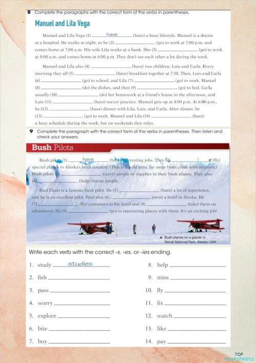 Simple present. Interactive worksheet | TopWorksheets