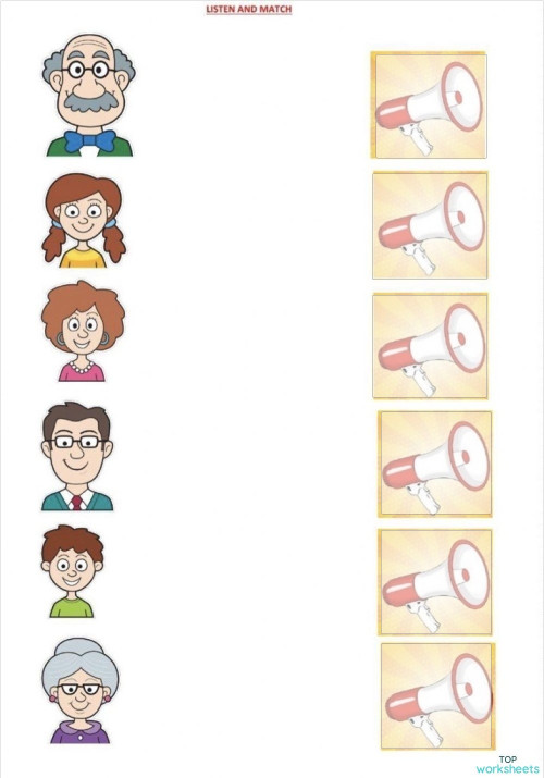 THE FAMILY-La familia. Interactive worksheet | TopWorksheets