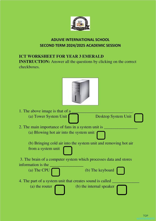 ICT: interactive worksheets and online exercises | TopWorksheets