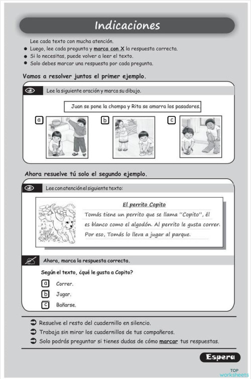 lectura 2do grado. Ficha interactiva | TopWorksheets