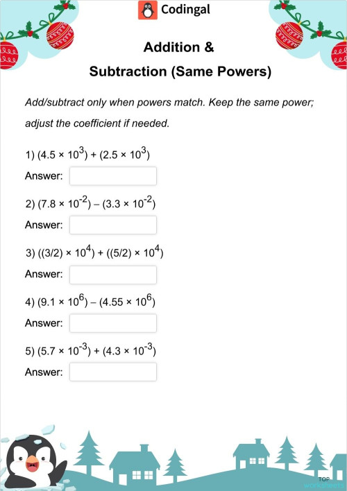 M_G08M07L18_WC02_Operations_with_Scientific_Notation_2. Interactive worksheet | TopWorksheets