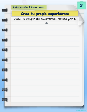 Crea tu propio superhéroe - Ficha. Ficha interactiva | TopWorksheets