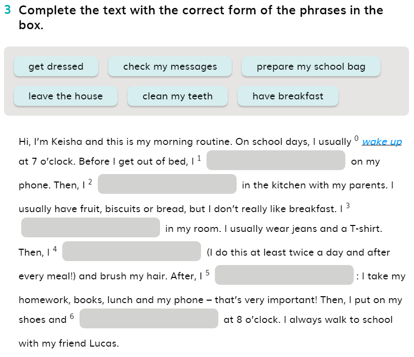 UNIT 2 WB VOCABULARY PAGE 12. Interactive worksheet | TopWorksheets