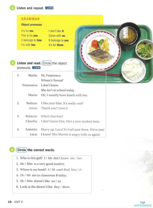 Second class. Interactive worksheet | TopWorksheets