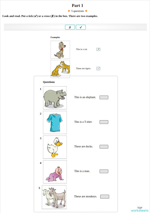 SKILLS BUILDER FOR YOUNG LEARNERS STARTERS 1 UNIT 2 Reading & Writing ...