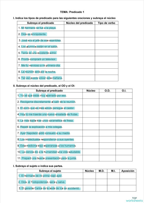 IDENTIFICAR GRUPOS. Ficha interactiva | TopWorksheets
