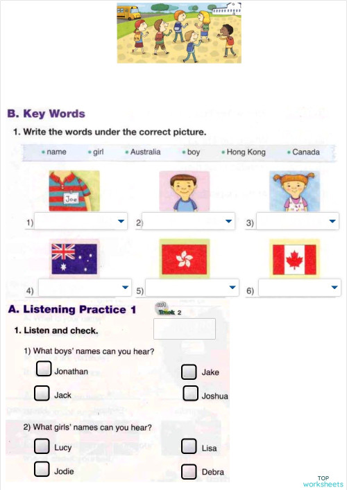 STE1_U1A_GREETING. Interactive worksheet | TopWorksheets