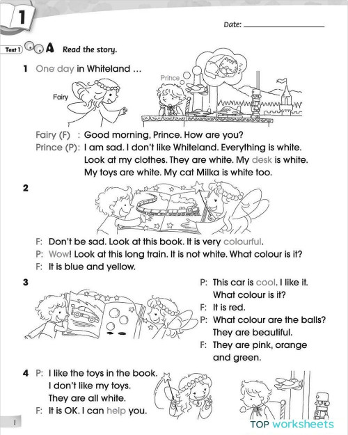 Reading 1B.1. Interactive worksheet | TopWorksheets