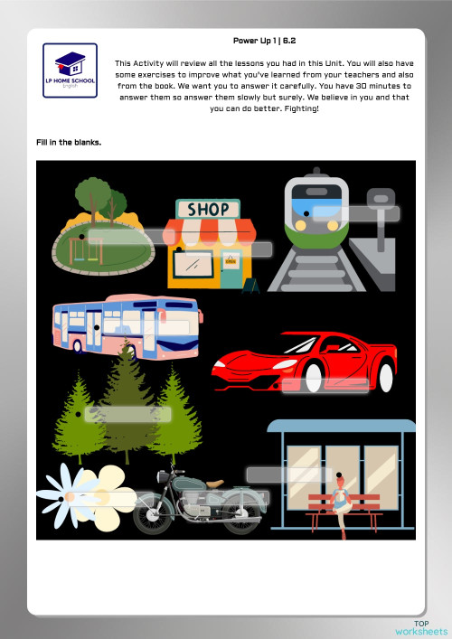 Power Up 1 | 6.2. Interactive worksheet | TopWorksheets