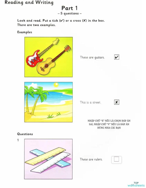 STARTER 2.1. Interactive worksheet | TopWorksheets
