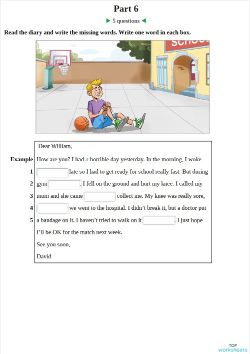 SKILLS BUILDER FOR YOUNG LEARNERS FLYERS 2 UNIT2 Reading & Writing Part ...