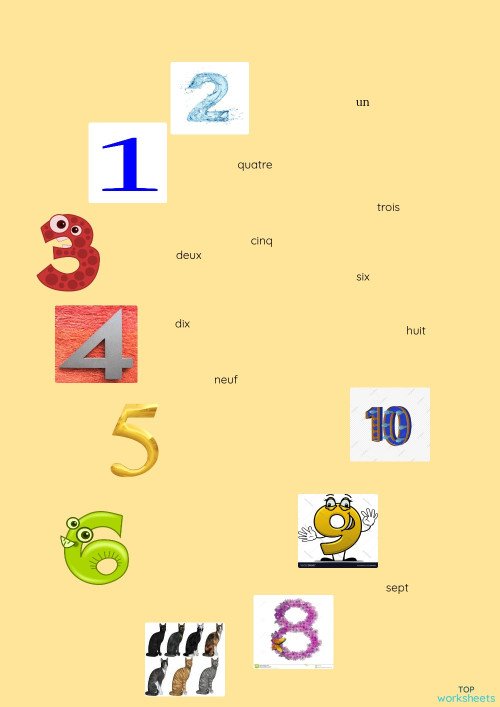 les nombres. Fiche interactive | TopWorksheets