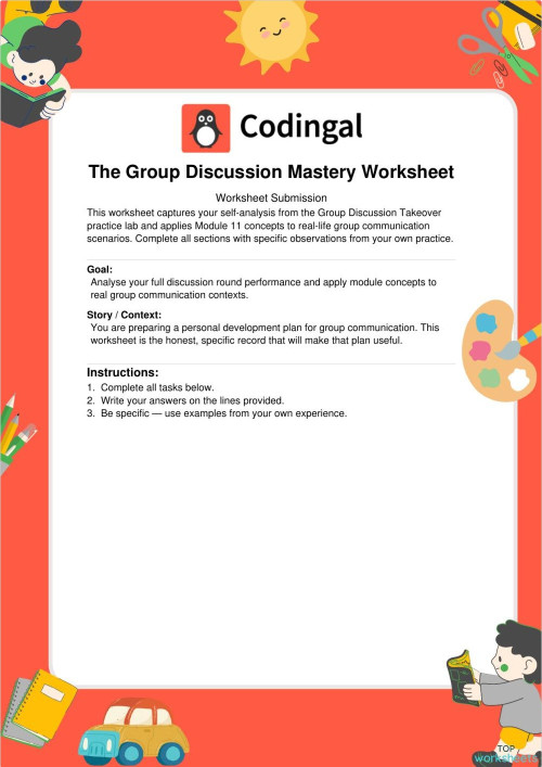 PS&C G6-8 | Module 11. Interactive worksheet | TopWorksheets